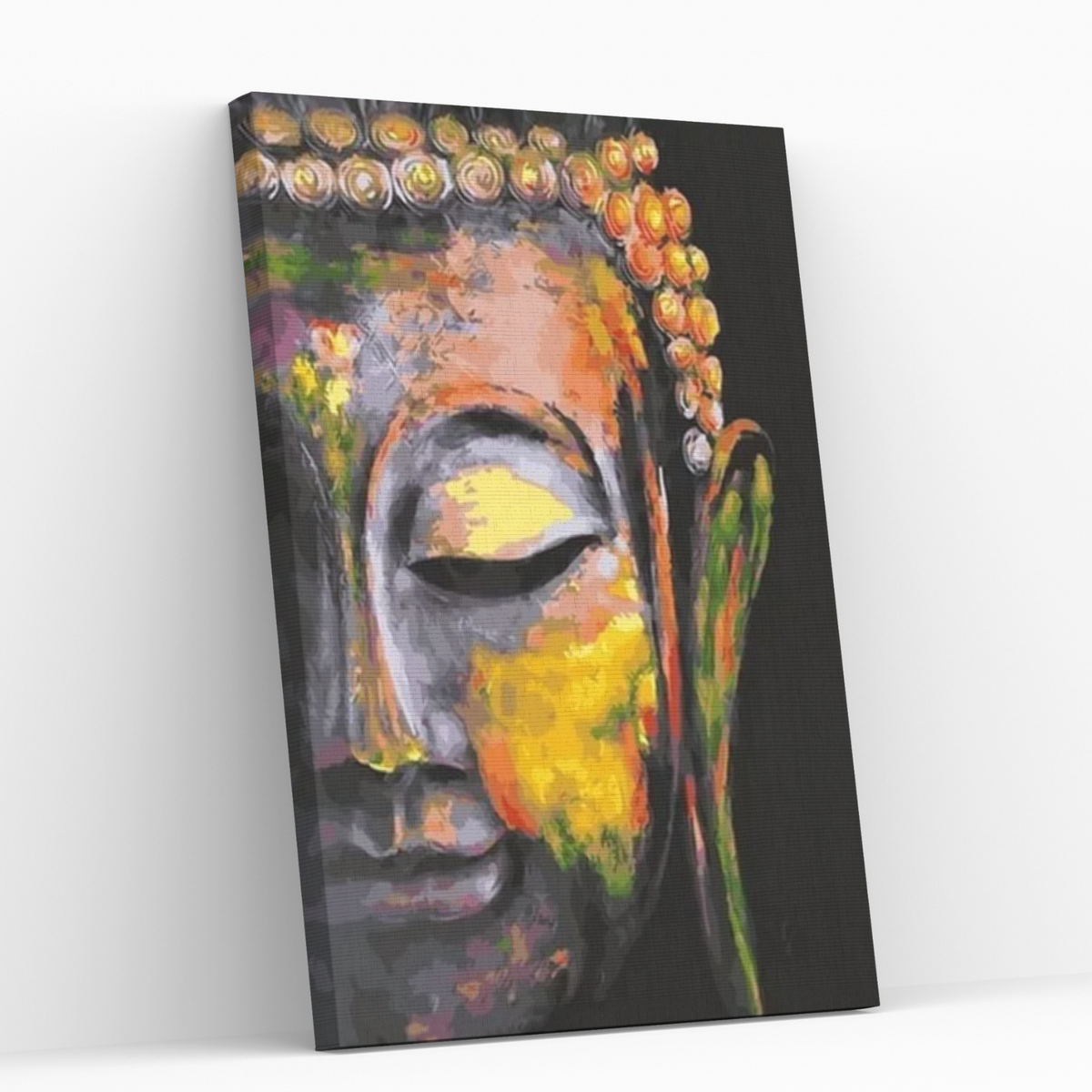 Pintura con números en bastidor 60x75 Buda Artesano - Painting by numb ...